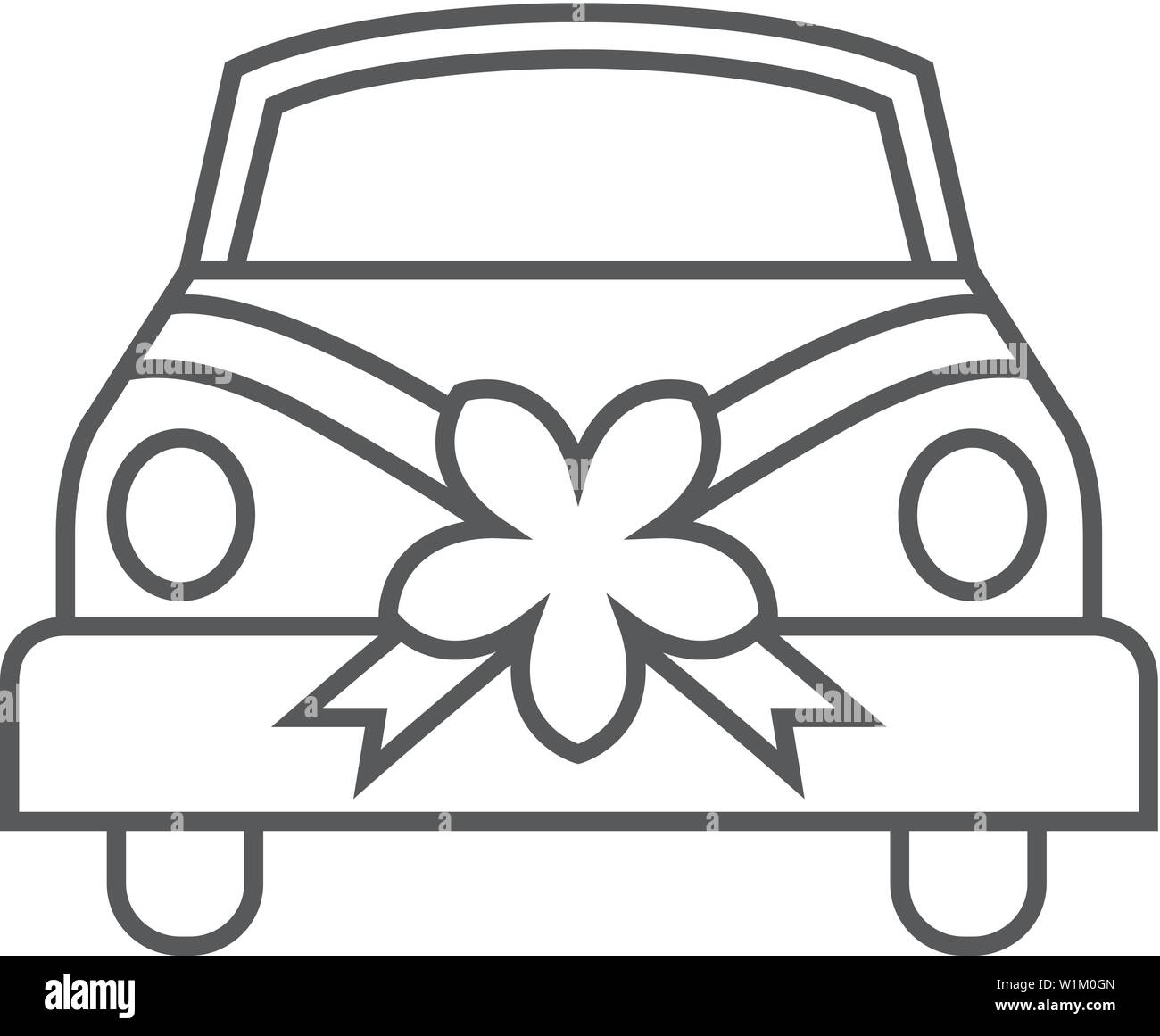 Car trunk icon outline Cut Out Stock Images & Pictures - Alamy