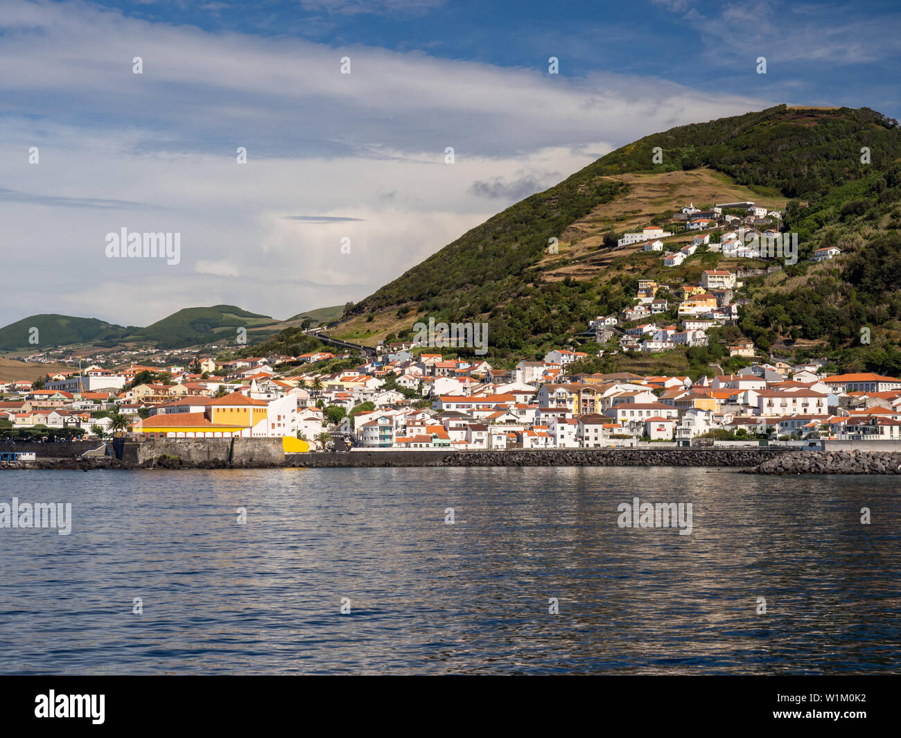 Velas port, Sao Jorge Island, Azores, Portugal Stock Photo - Alamy