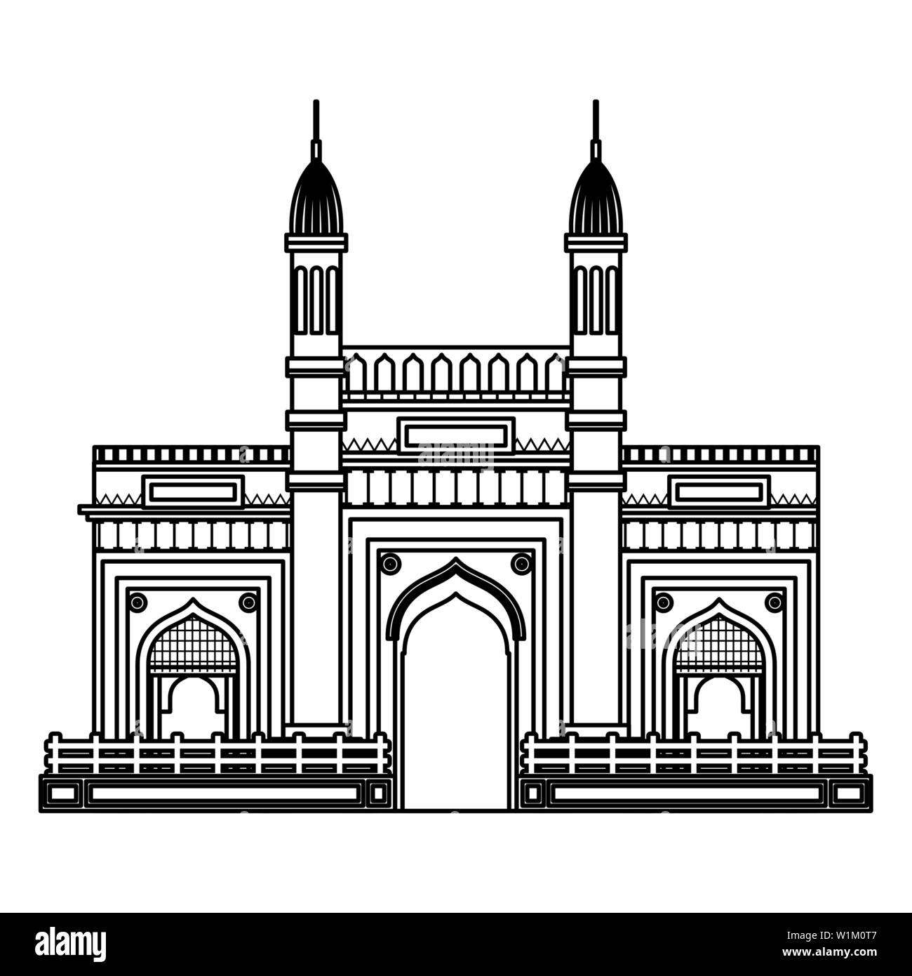 The jama masjid Cut Out Stock Images & Pictures - Alamy
