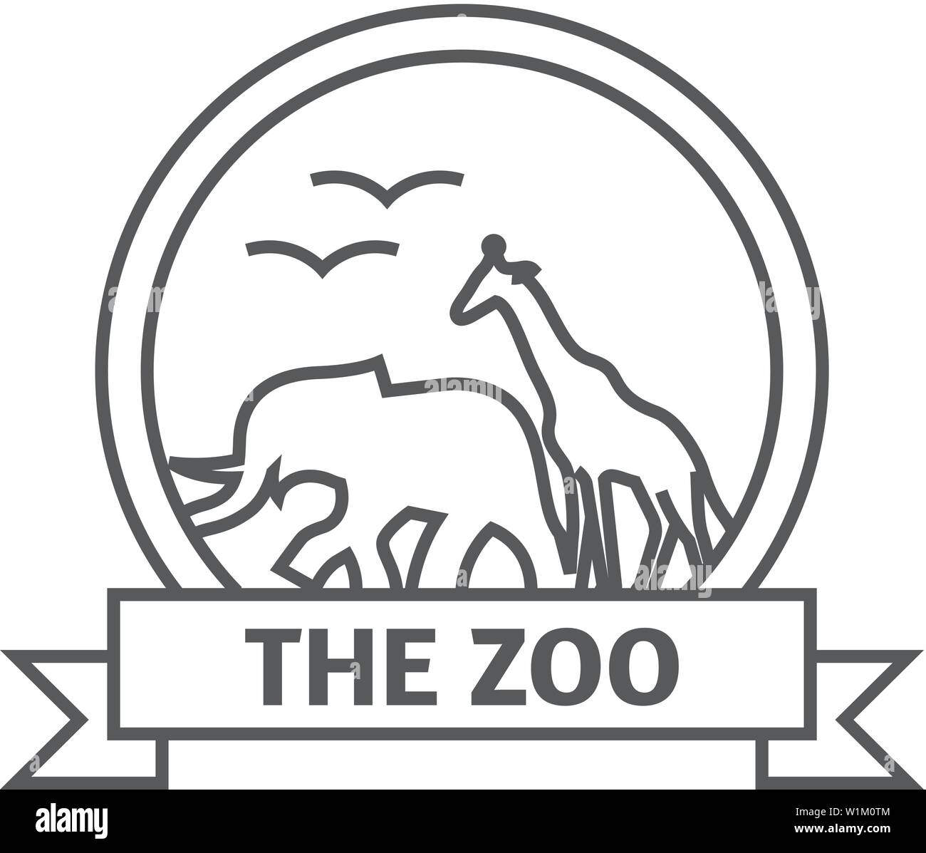 Zoo Animal Outline