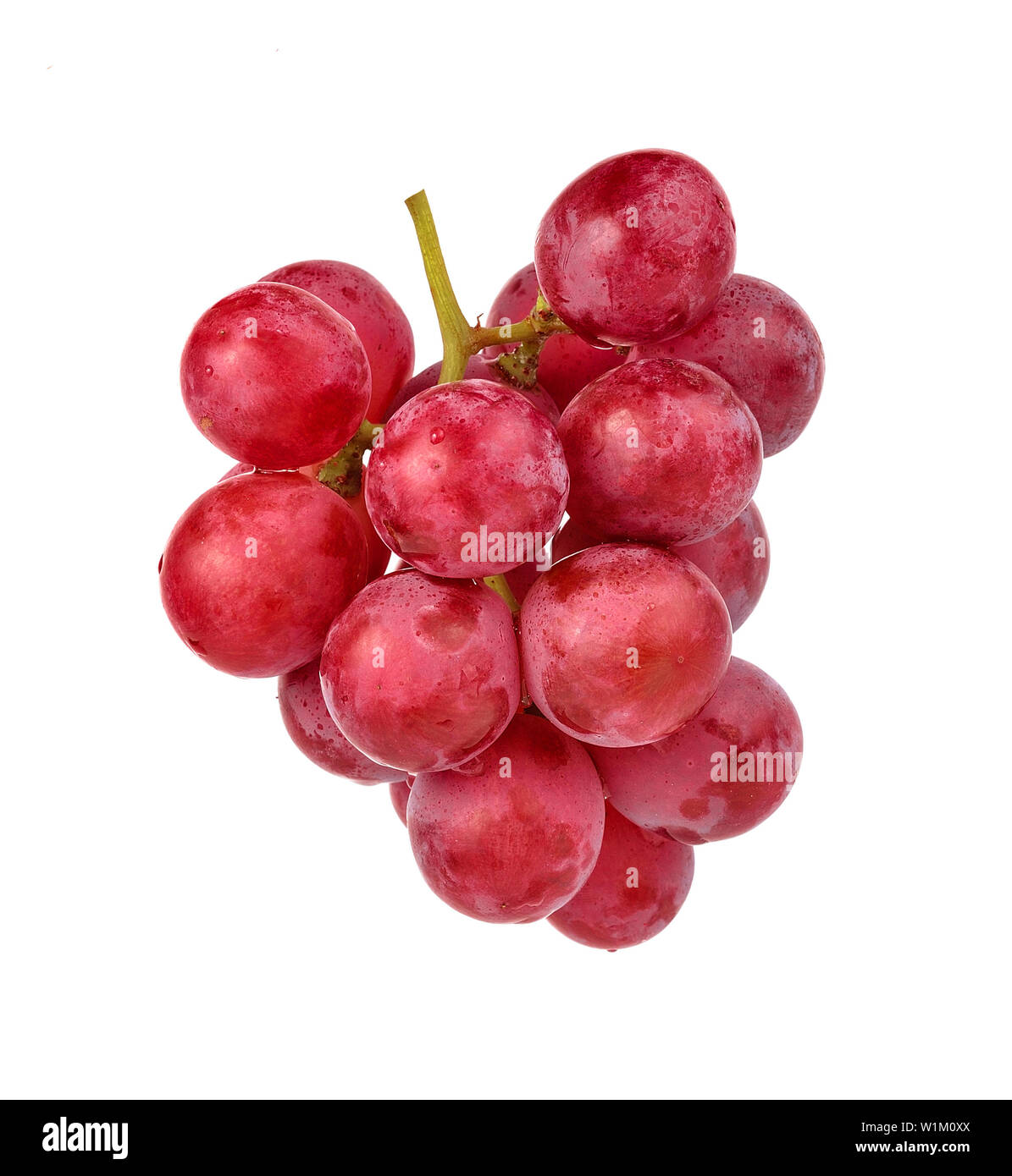 red grapes isolated on white background Stock Photo - Alamy