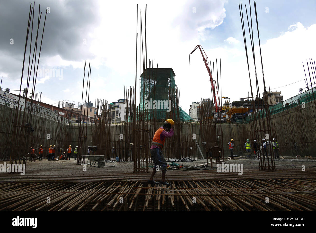 Built historic dharahara tower hi-res stock photography and images - Alamy