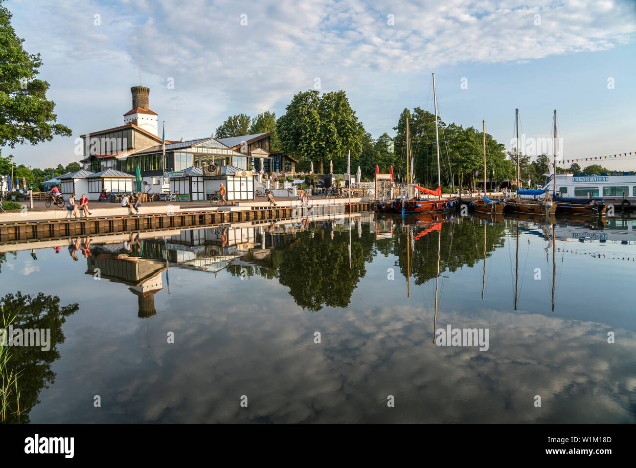 Promenade im Dorf Steinhude am Steinhuder Meer, Wunstorf, Region ...