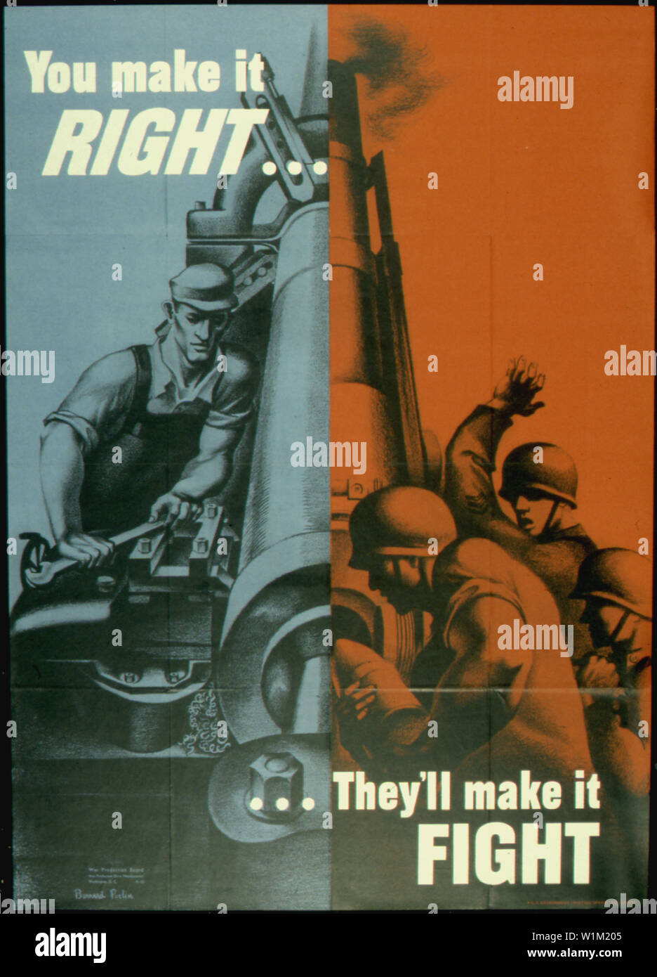 YOU MAKE IT RIGHT. THEY'LL MAKE IT FIGHT Stock Photo - Alamy