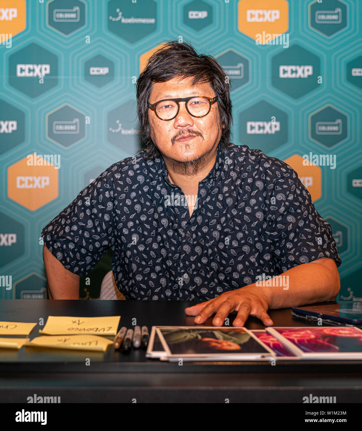 COLOGNE, GERMANY - JUN 28th 2019: Benedict Wong (*1971, British Chinese ...