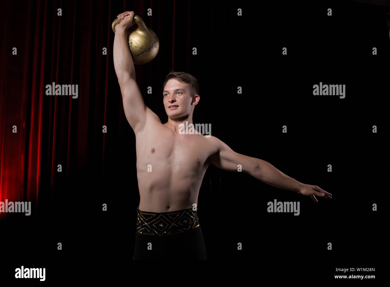 Strong man circus hi-res stock photography and images - Alamy