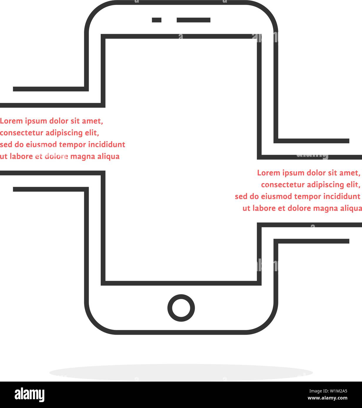 Instant Messaging Screen Stock Vector Images Alamy