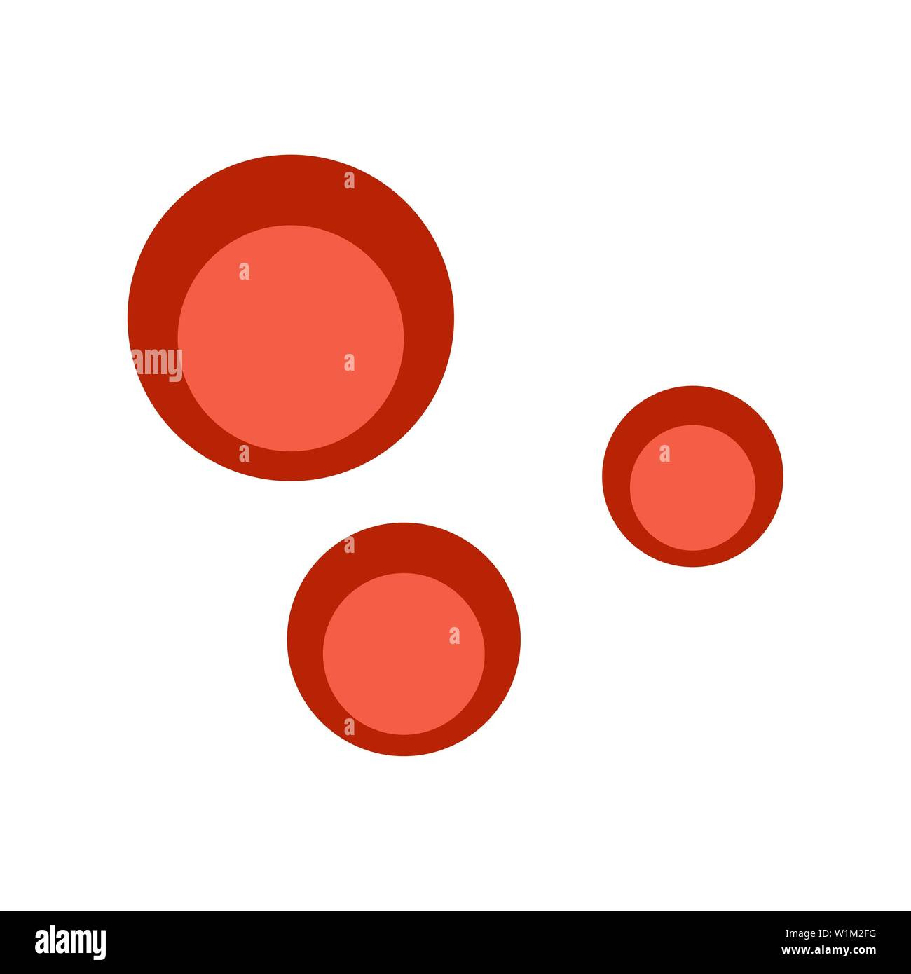 blood icon. flat illustration of blood vector icon for web. Perfect use ...
