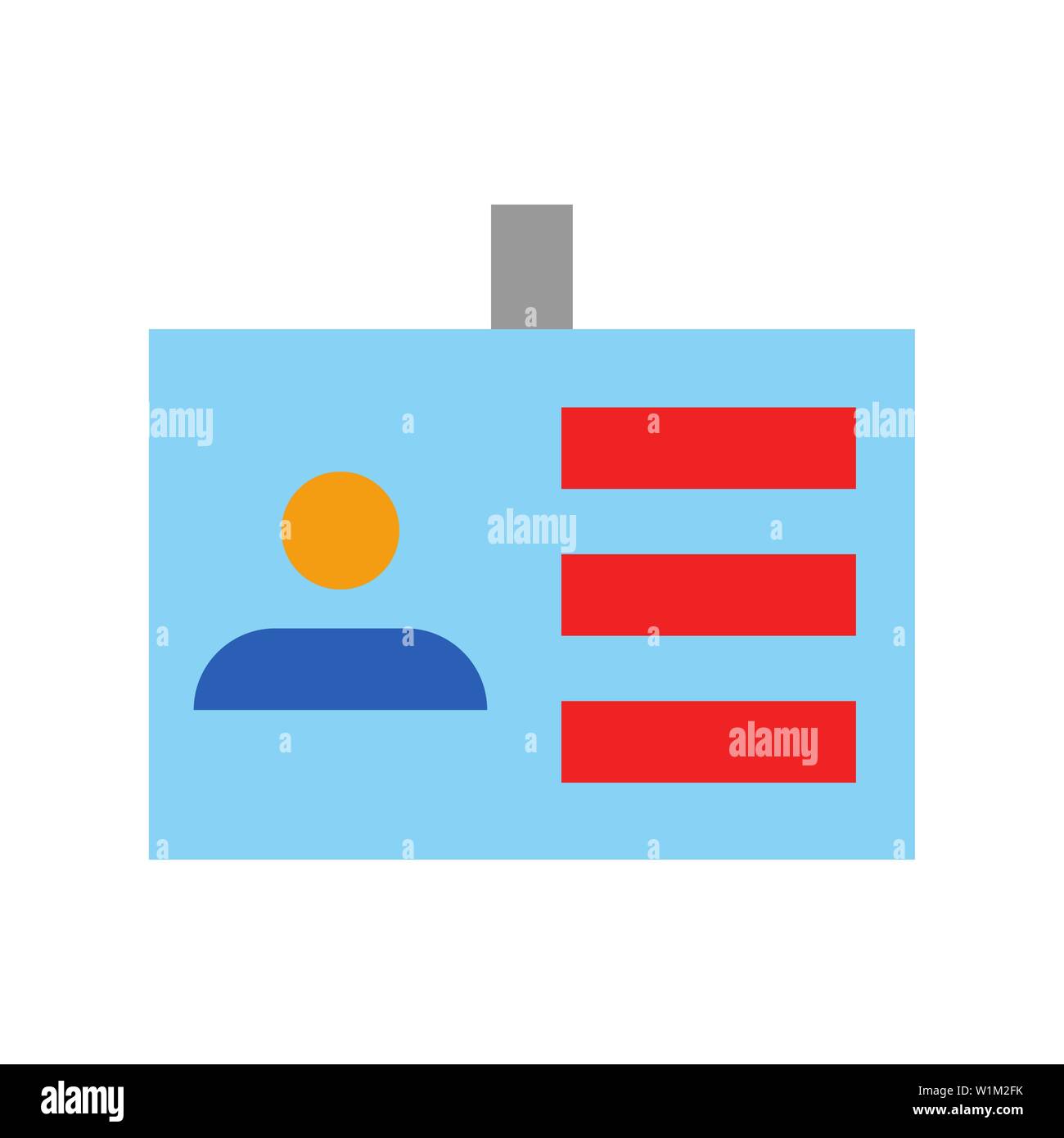 id icon. flat illustration of id vector icon for web. Perfect use for ...
