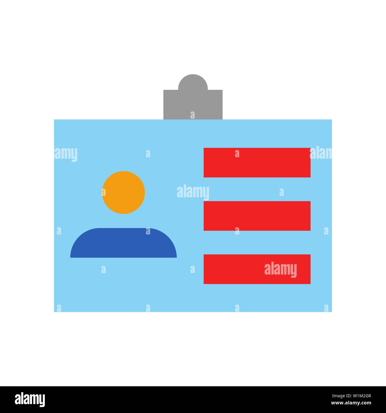 id icon. flat illustration of id vector icon for web. Perfect use for ...