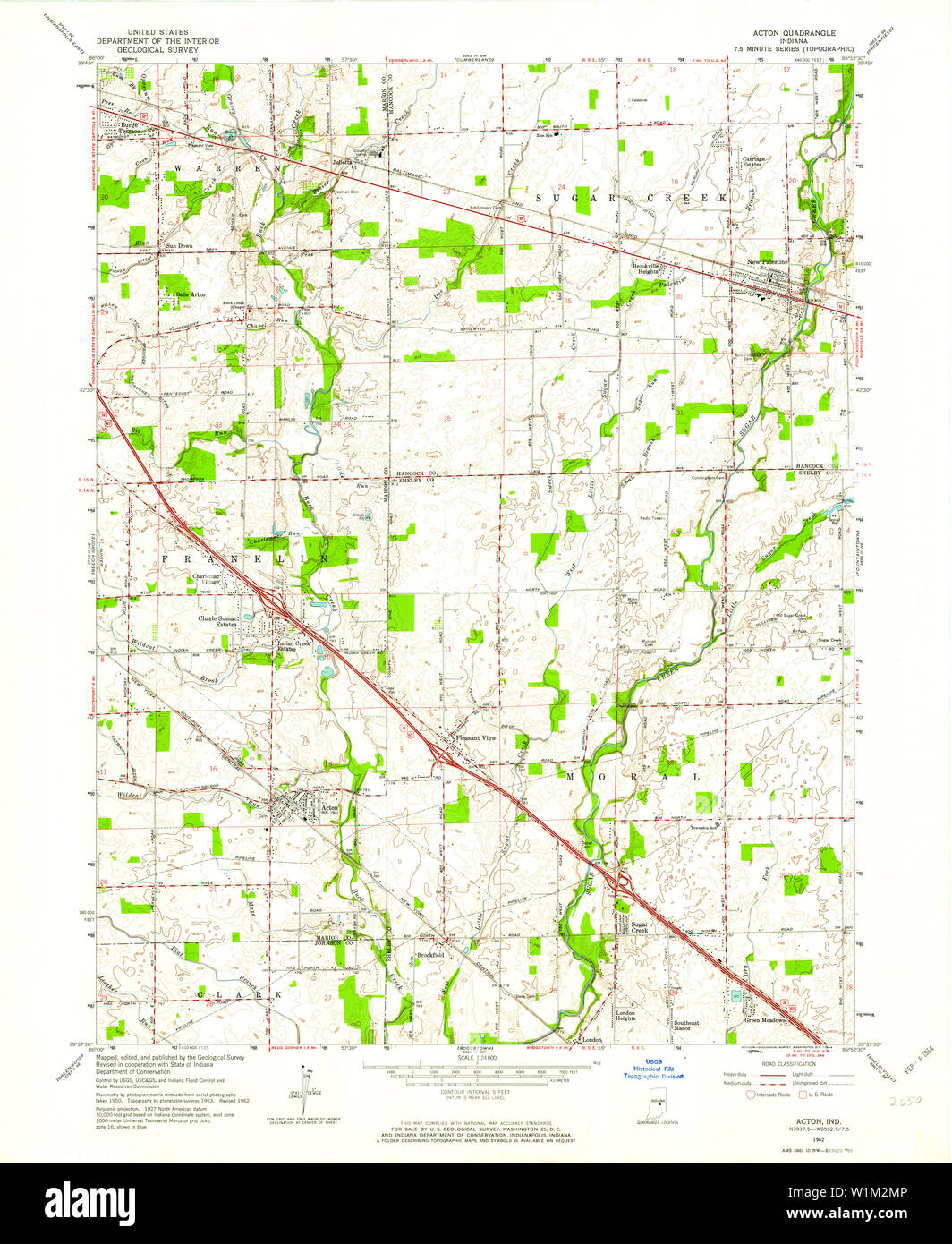 Acton maps hi-res stock photography and images - Alamy