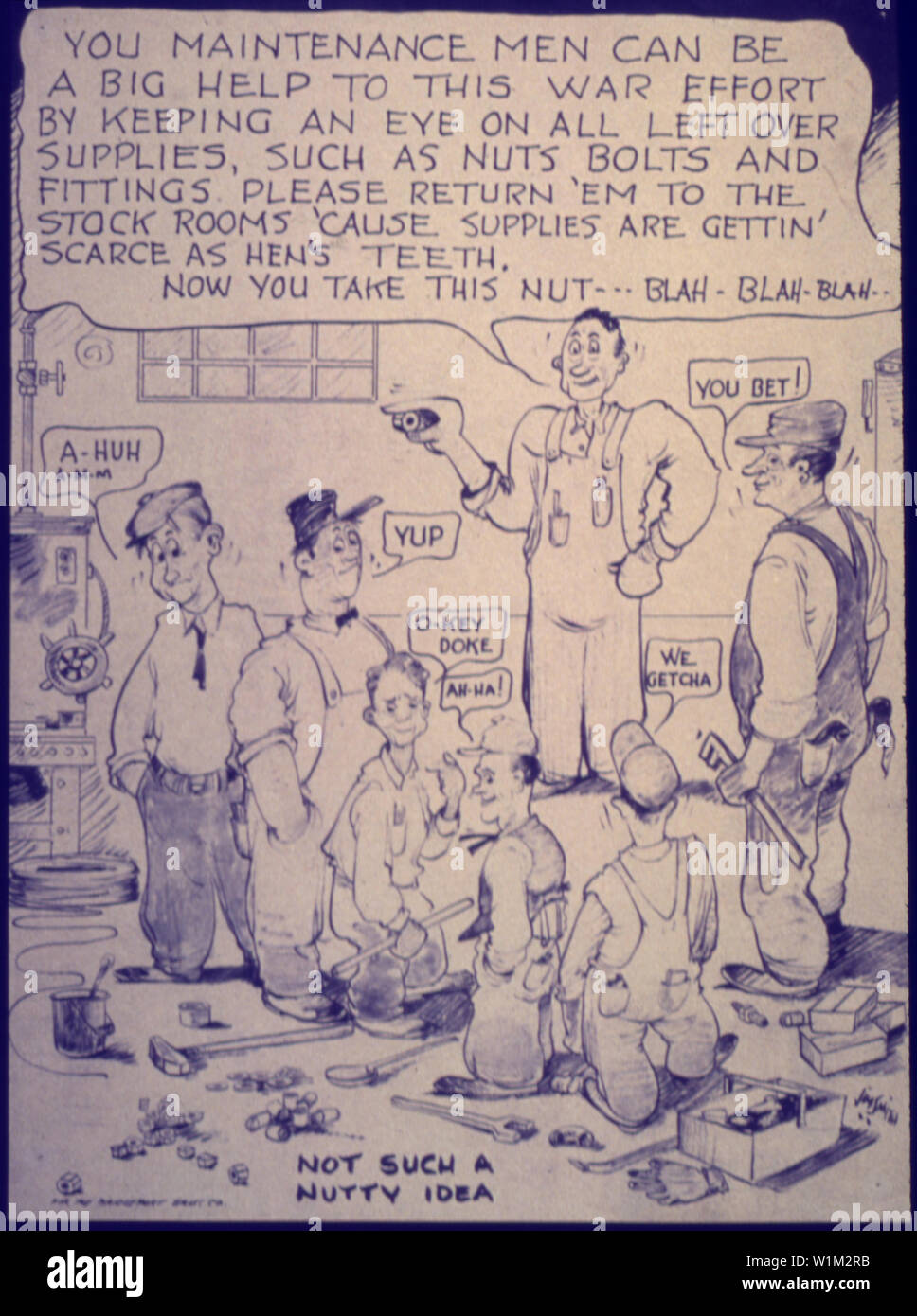 You Maintenance Men Can Be A Big Help Stock Photo - Alamy