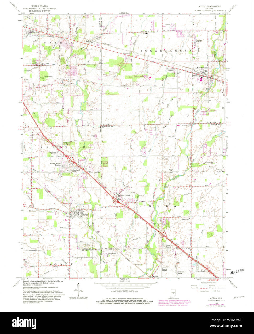 Acton maps hi-res stock photography and images - Alamy