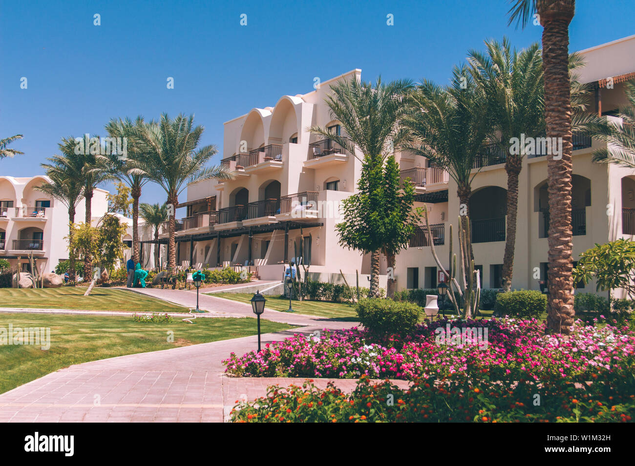 Eastern Traditional Arabian Architecture Exterior of Summer Luxury ...