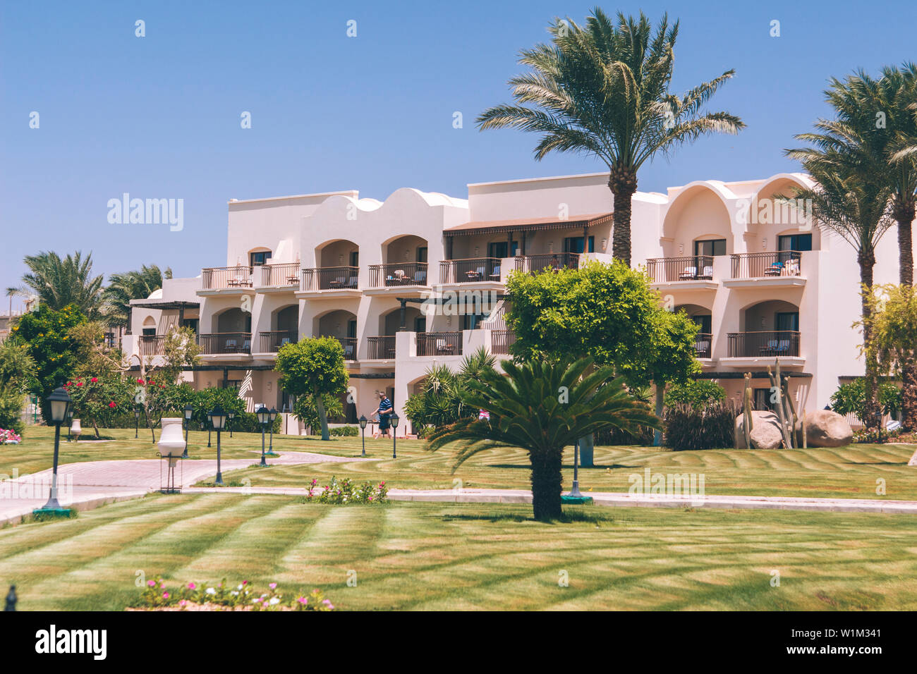 Eastern Traditional Arabian Architecture Exterior of Summer Luxury ...