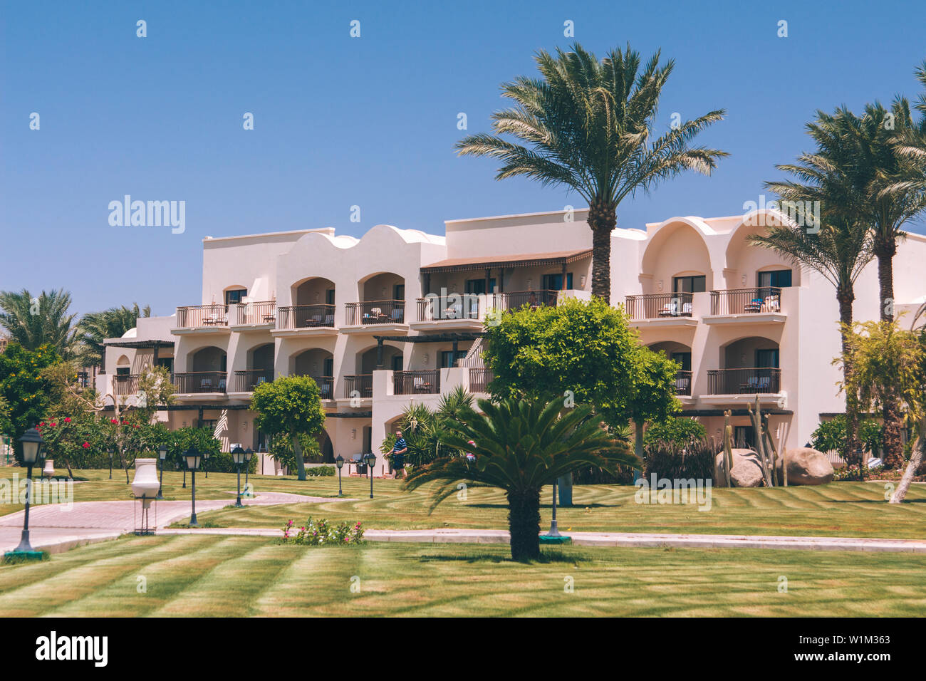 Eastern Traditional Arabian Architecture Exterior of Summer Luxury ...