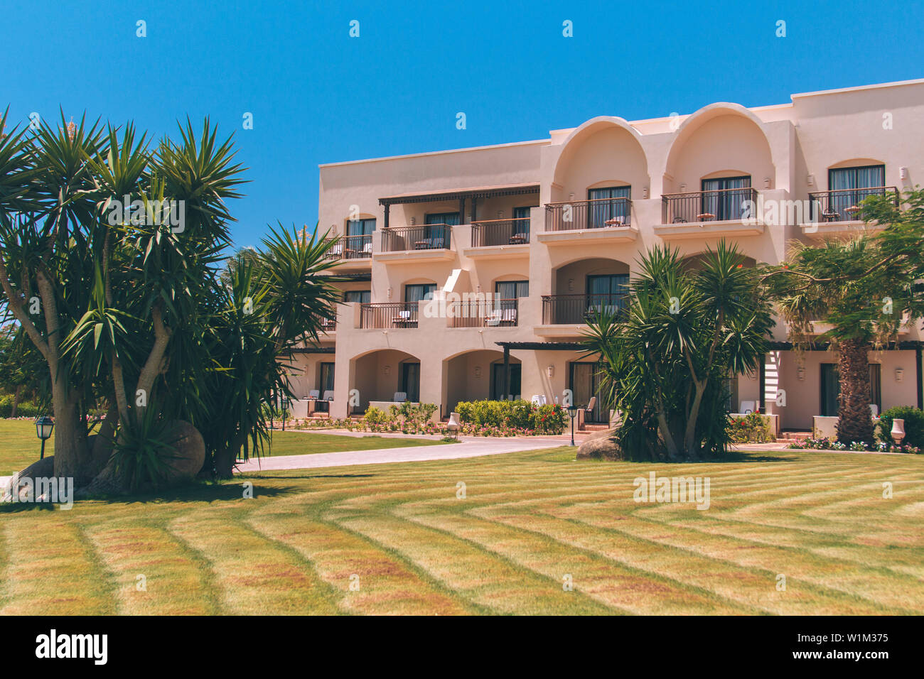 Eastern Traditional Arabian Architecture Exterior of Summer Luxury ...