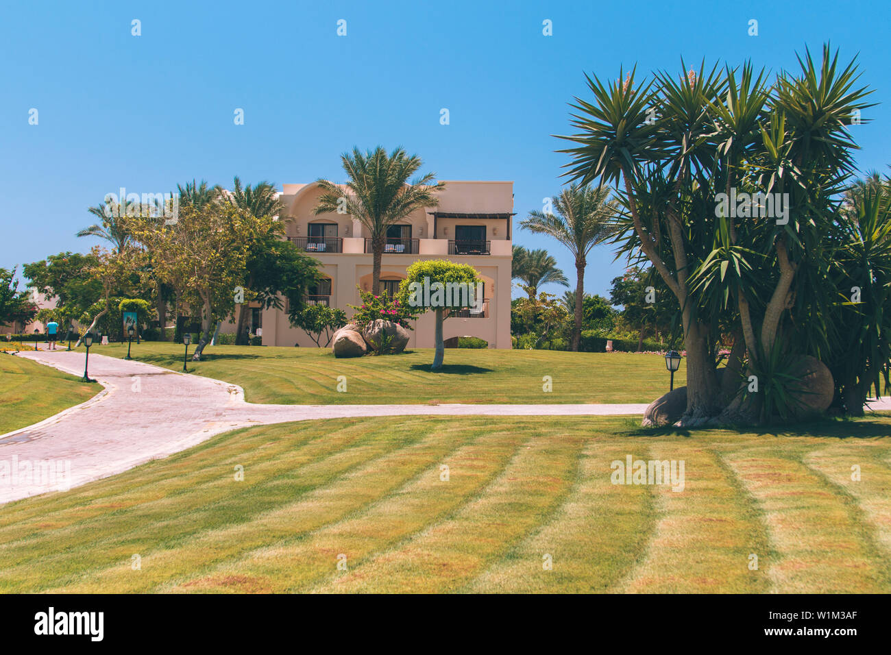 Eastern Traditional Arabian Architecture Exterior of Summer Luxury ...