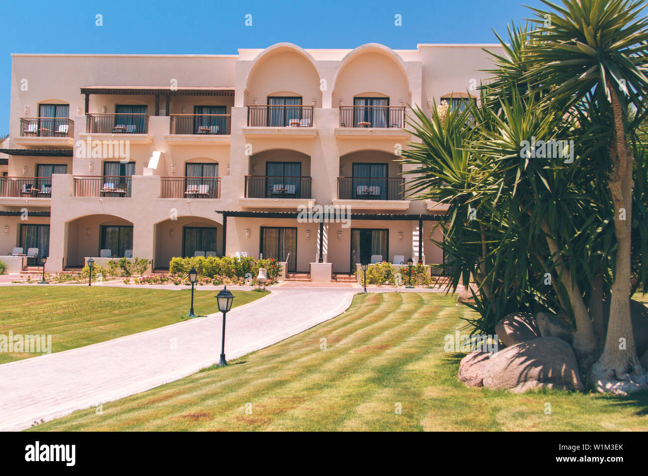 Eastern Traditional Arabian Architecture Exterior of Summer Luxury ...