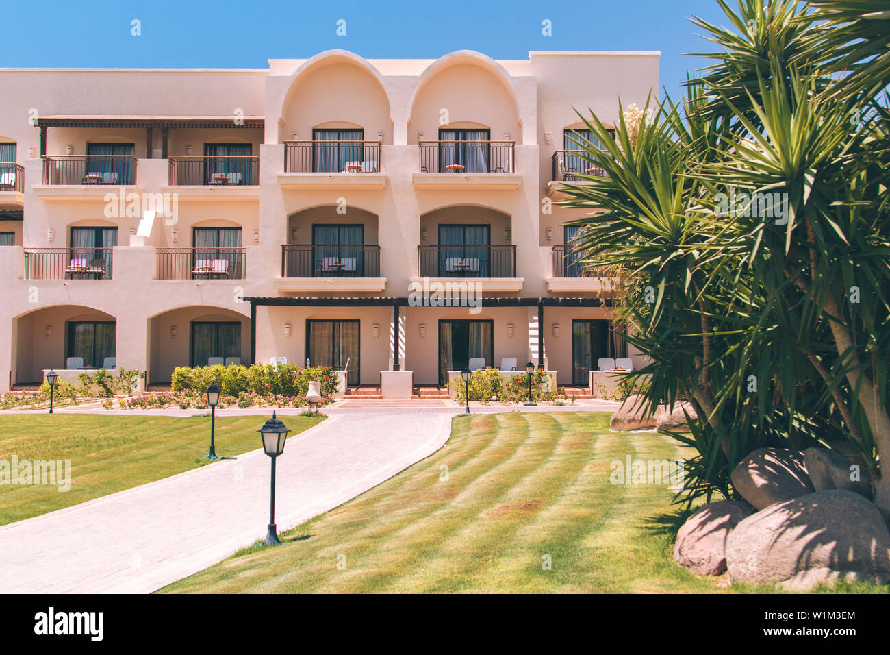 Eastern Traditional Arabian Architecture Exterior of Summer Luxury ...