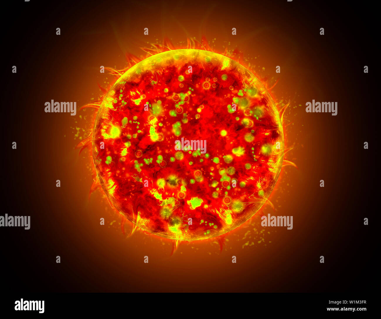Sun in the imagination Stock Photo - Alamy