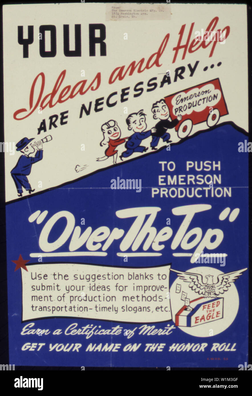 Your Ideas and Help are Necessary...To Push Emerson Production Over the ...