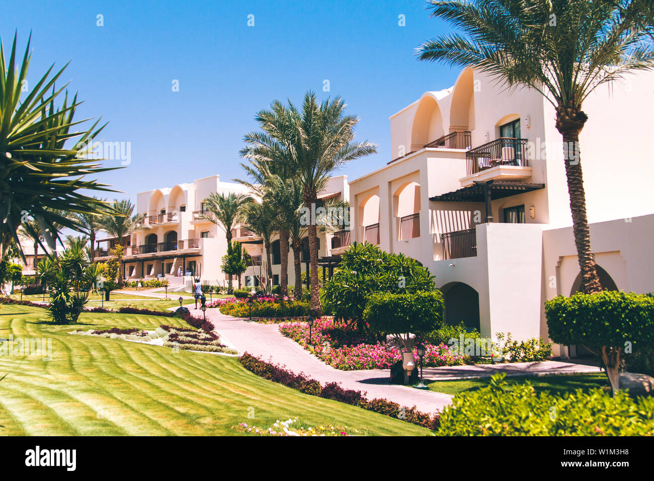 Eastern Traditional Arabian Architecture Exterior of Summer Luxury ...