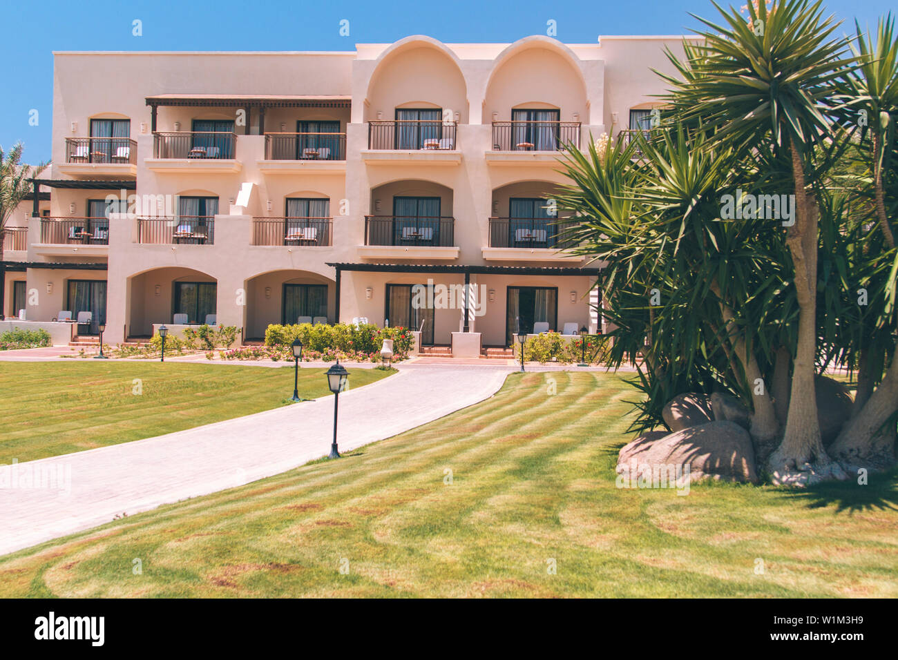 Eastern Traditional Arabian Architecture Exterior of Summer Luxury ...