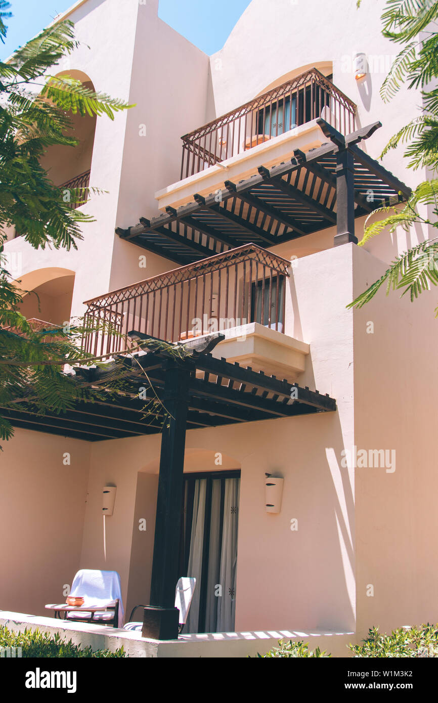 Eastern Traditional Arabian Architecture Exterior of Summer Luxury ...