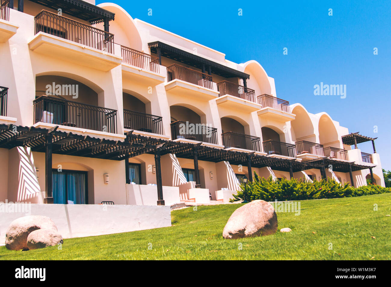 Eastern Traditional Arabian Architecture Exterior of Summer Luxury ...