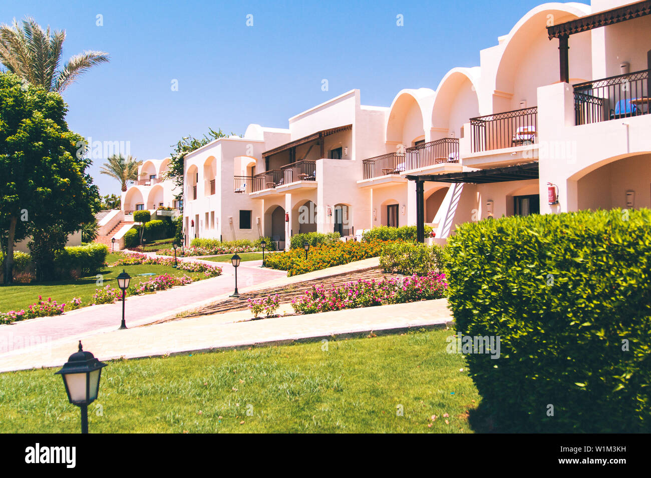 Eastern Traditional Arabian Architecture Exterior of Summer Luxury ...