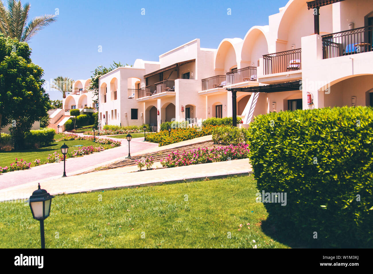 Eastern Traditional Arabian Architecture Exterior of Summer Luxury ...