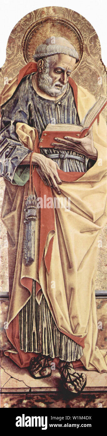 Carlo Crivelli - Saint Peter 1473 Stock Photo - Alamy