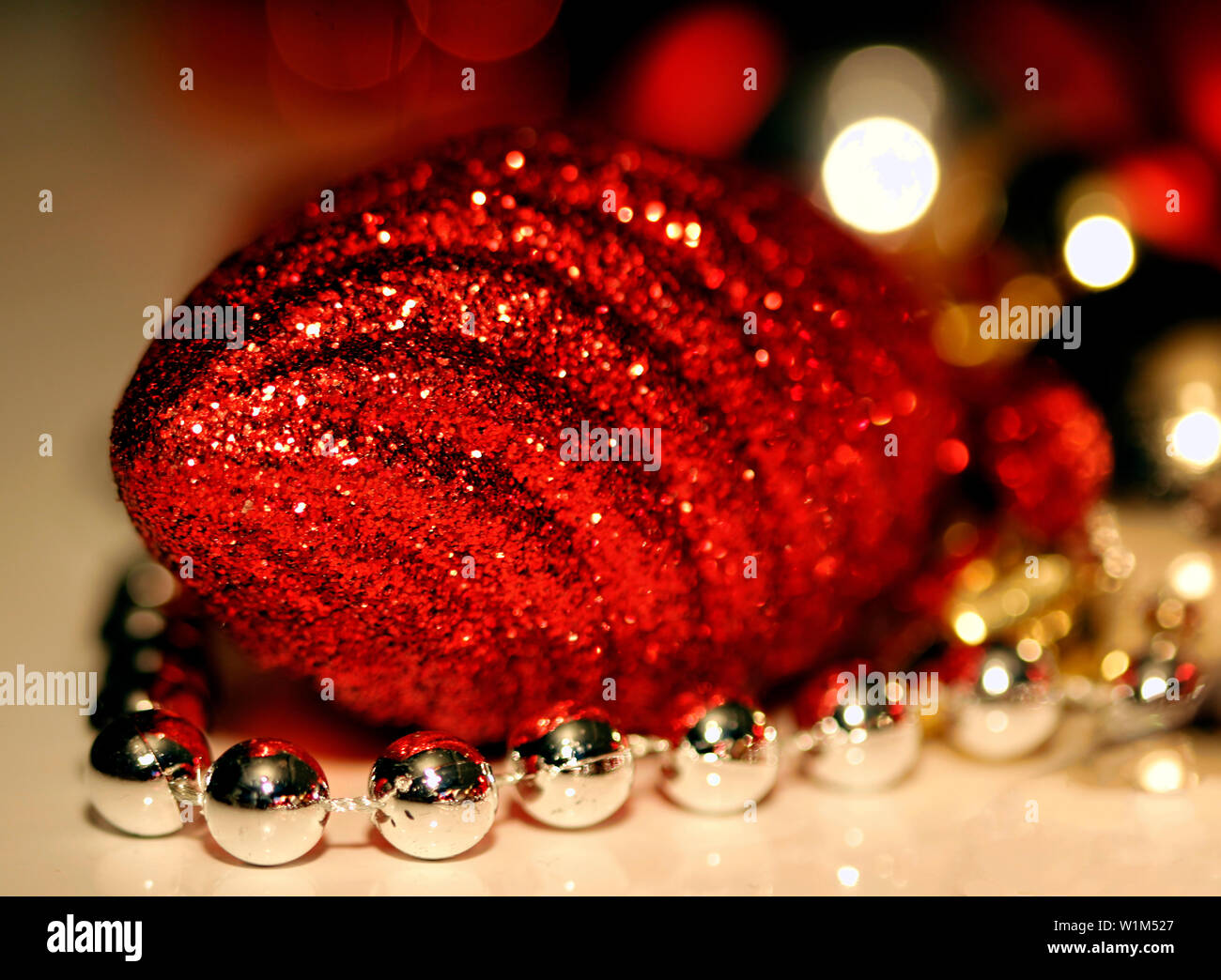 decoration thread shining gold insubstantial Stock Photo - Alamy