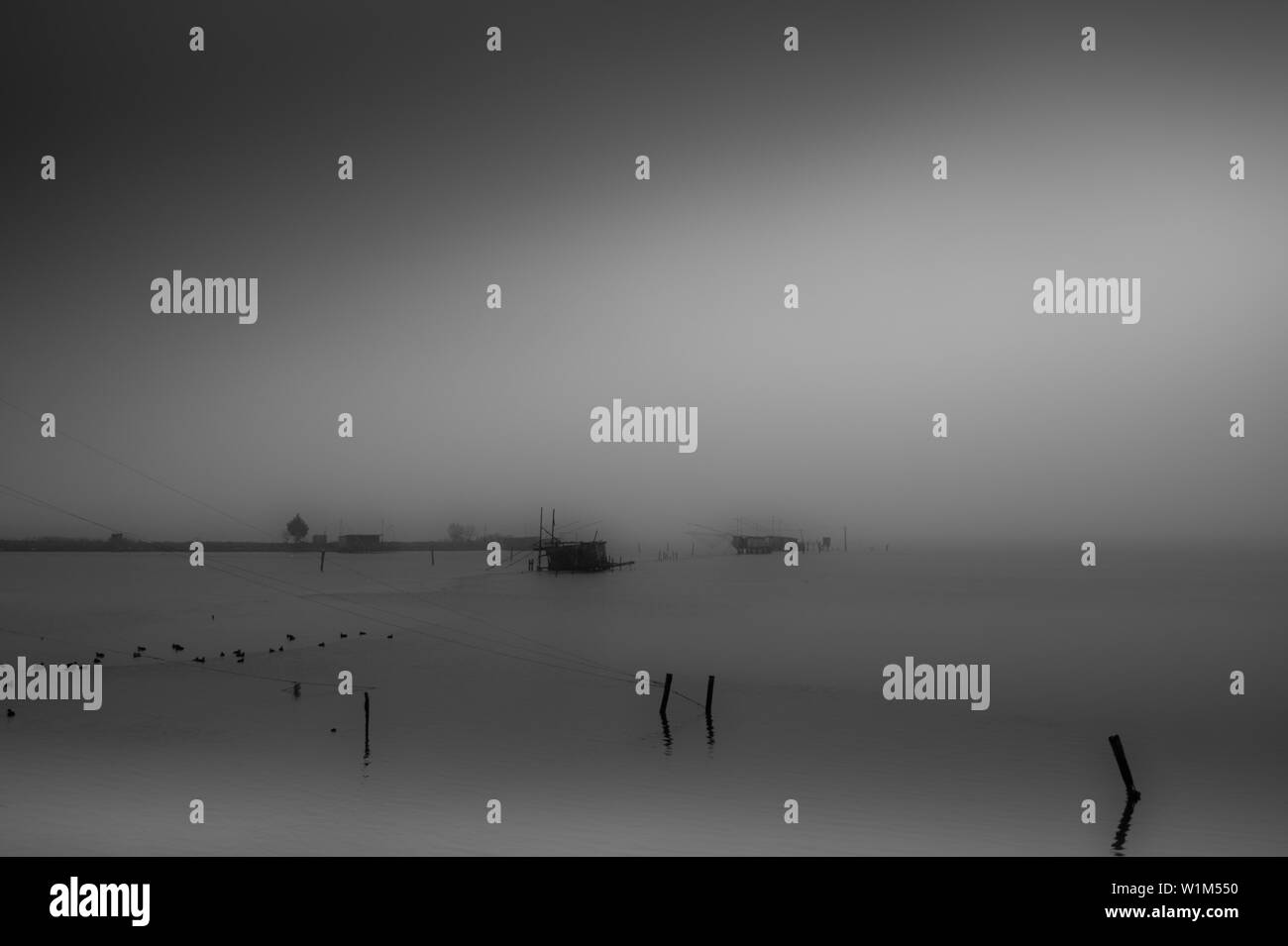 Mist at sea Black and White Stock Photos & Images - Alamy