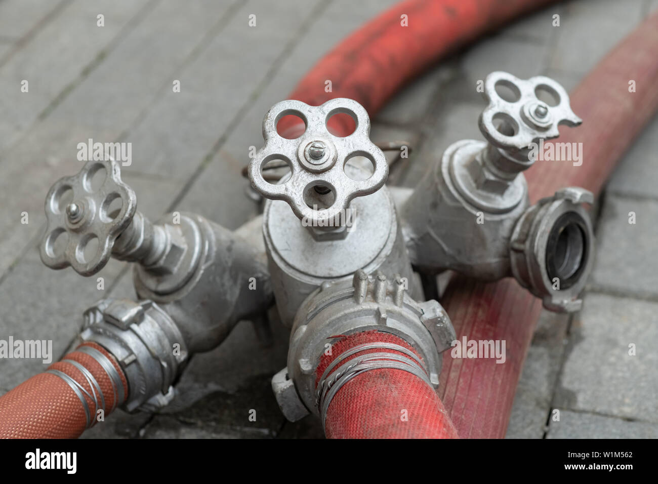 Fire hose roll firefighting equipment hi-res stock photography and ...