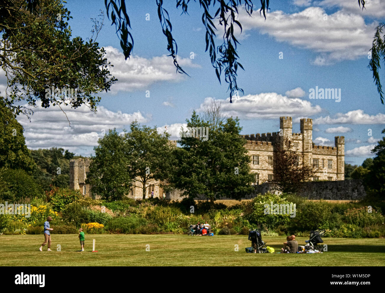 Trees In The Grounds At Leeds Castle High Resolution Stock Photography ...