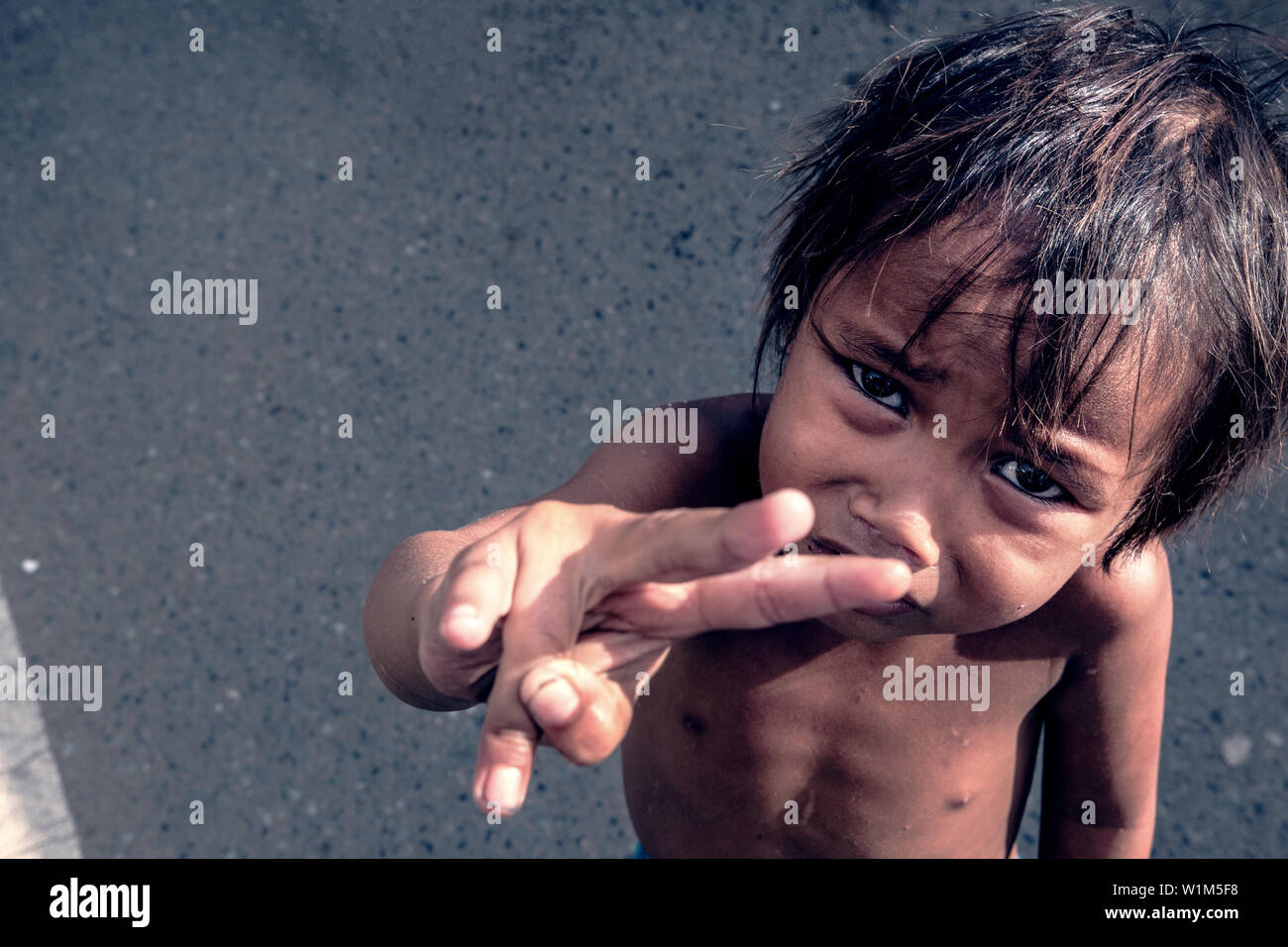 child one people portrait girl Stock Photo - Alamy