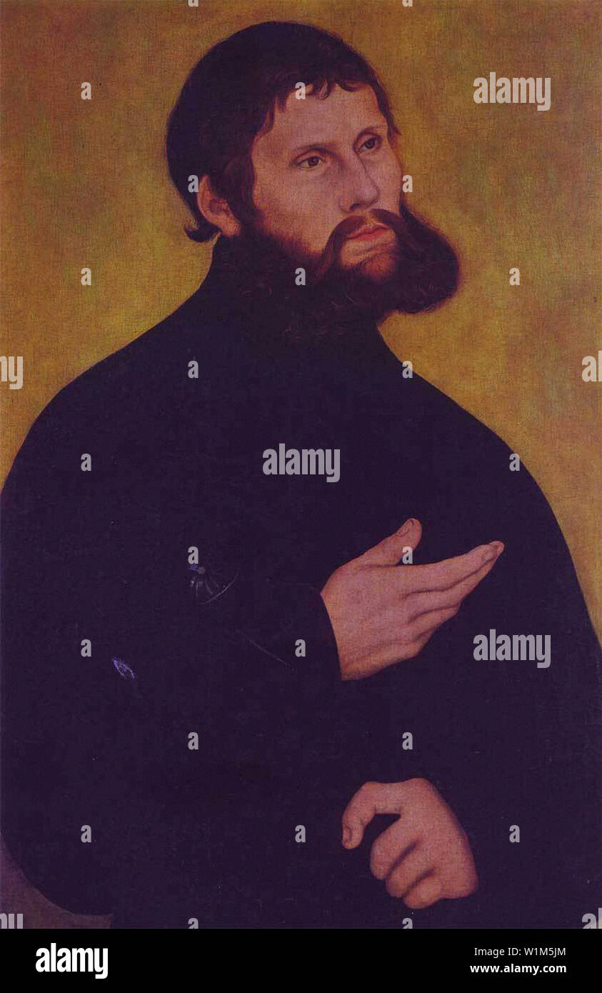 Lucas Cranach the Elder - Martin Luther As Junker J Org Stock Photo - Alamy