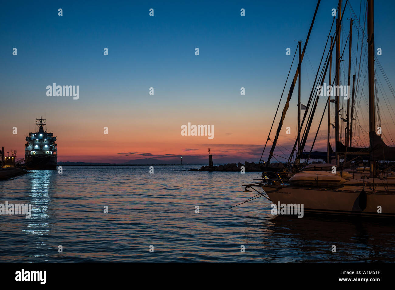 Patras harbour hi-res stock photography and images - Alamy