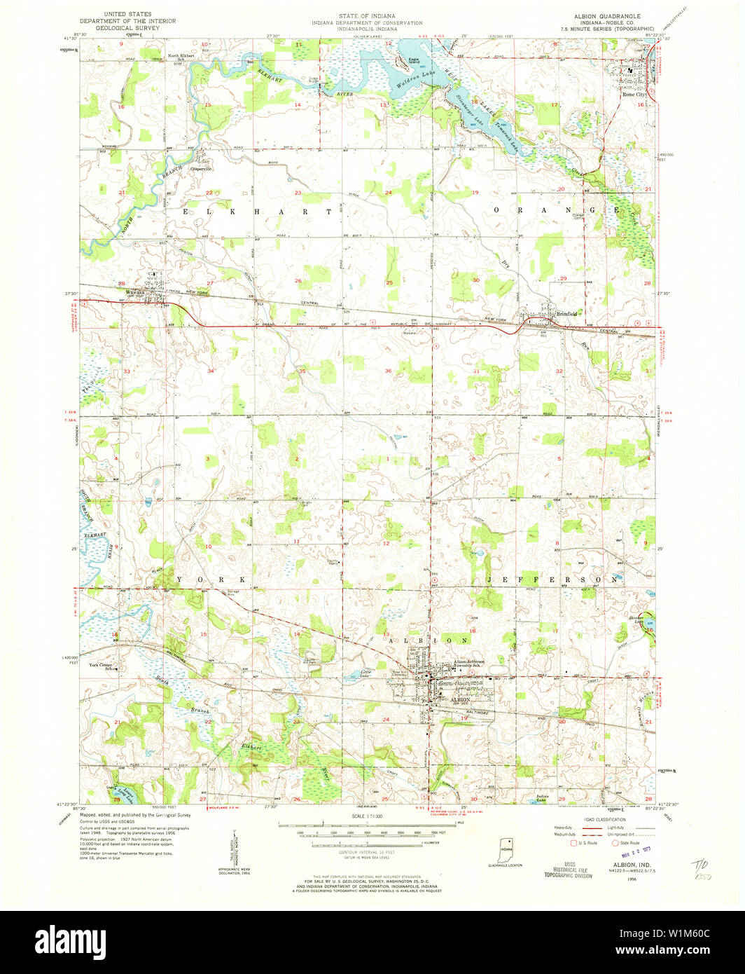 Map of albion Cut Out Stock Images & Pictures - Alamy