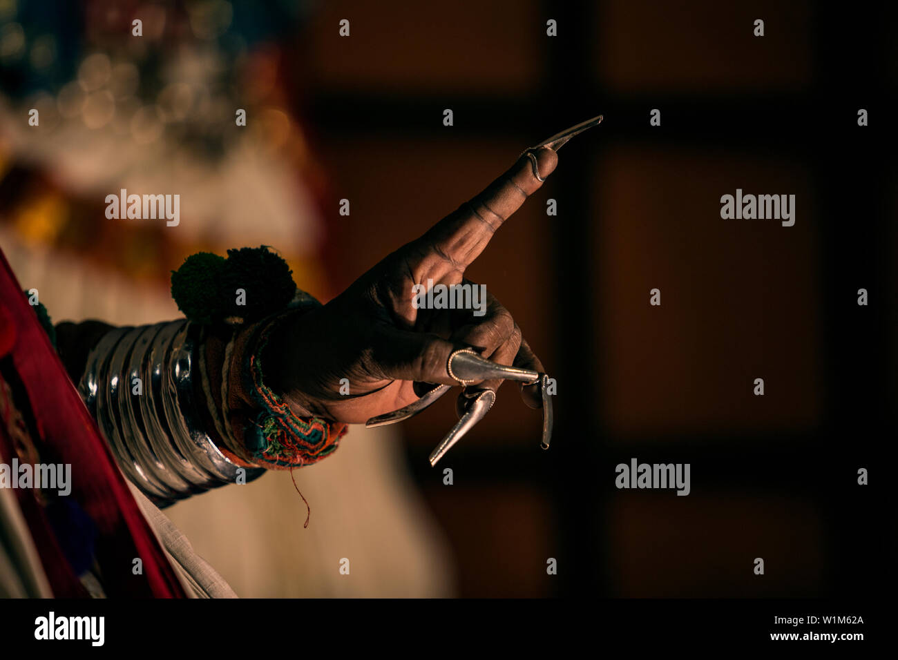 Katakali - the hand Stock Photo - Alamy