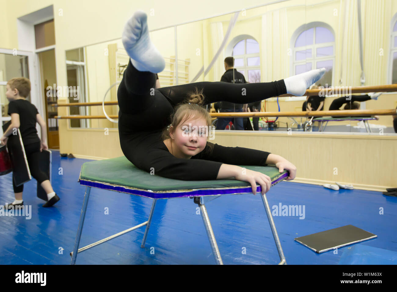 High School Gymnastics Stretching Telegraph