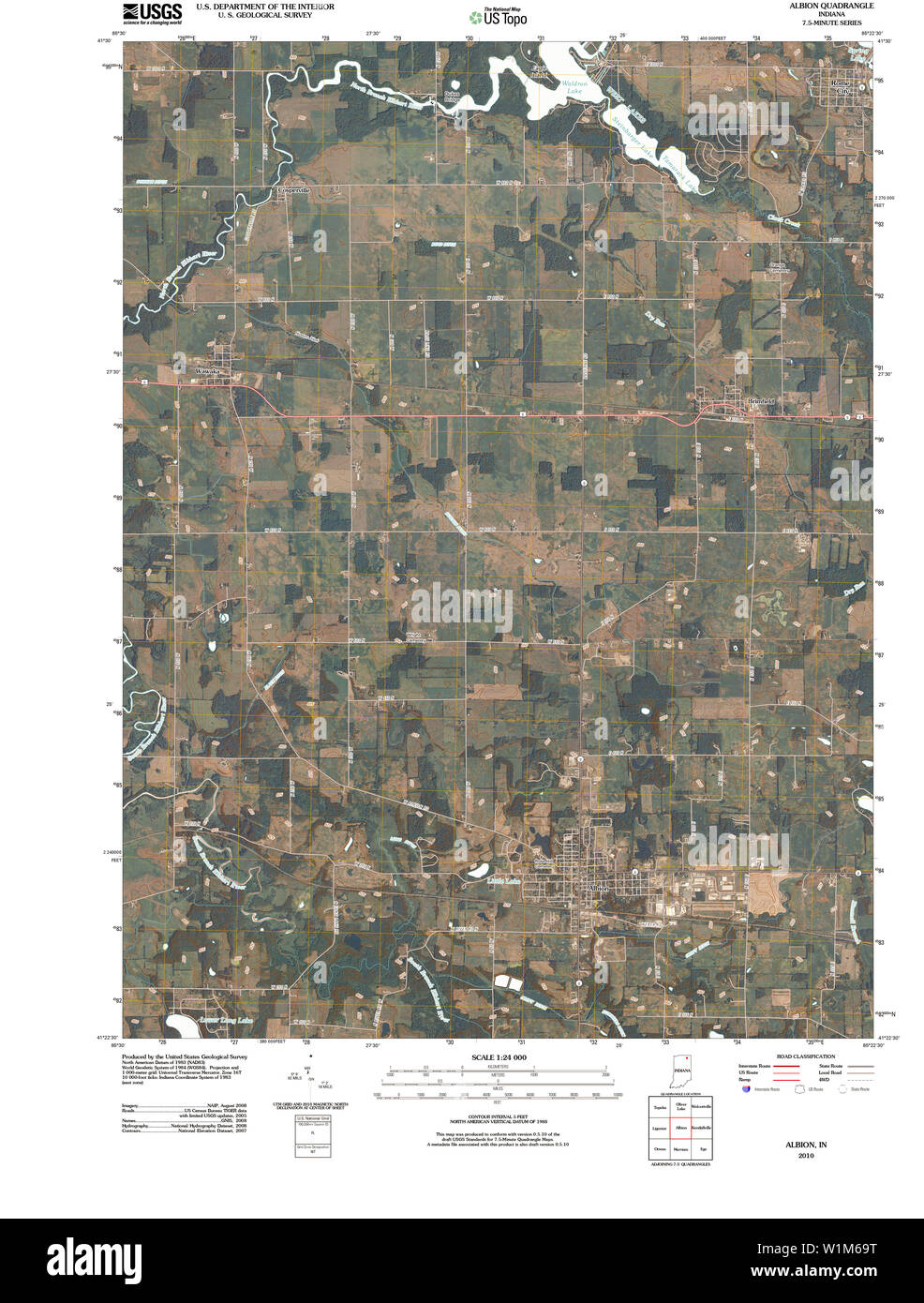 Map of albion Cut Out Stock Images & Pictures - Alamy