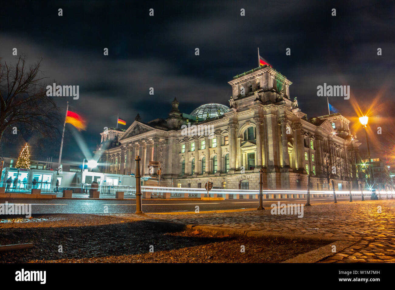 Reichstag Building at night Stock Photo - Alamy