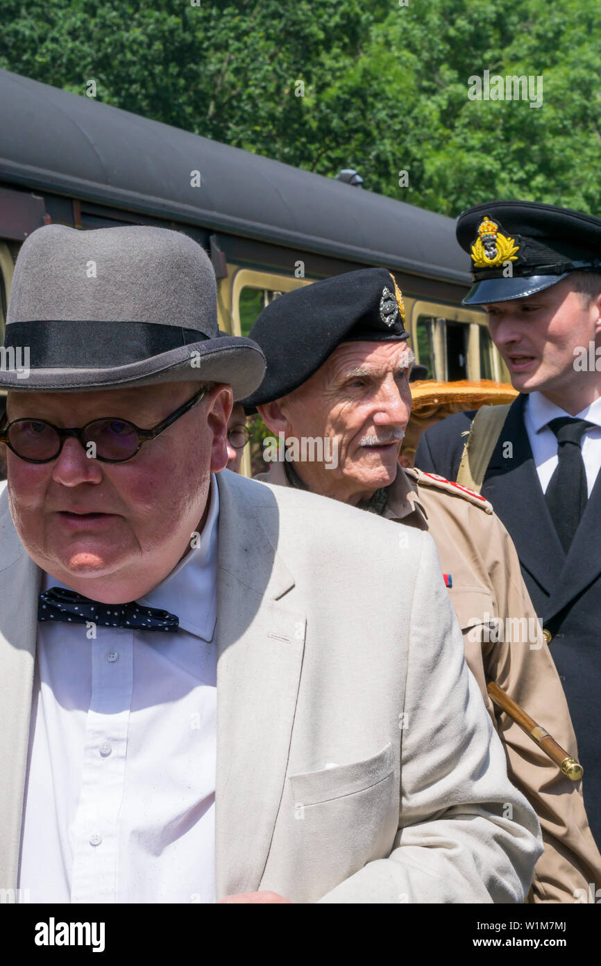 Winston churchill train hi-res stock photography and images - Alamy