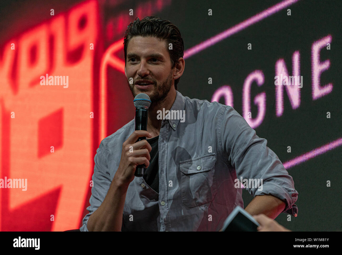 COLOGNE, GERMANY - JUN 28th 2019: Ben Barnes (*1981, British actor and ...
