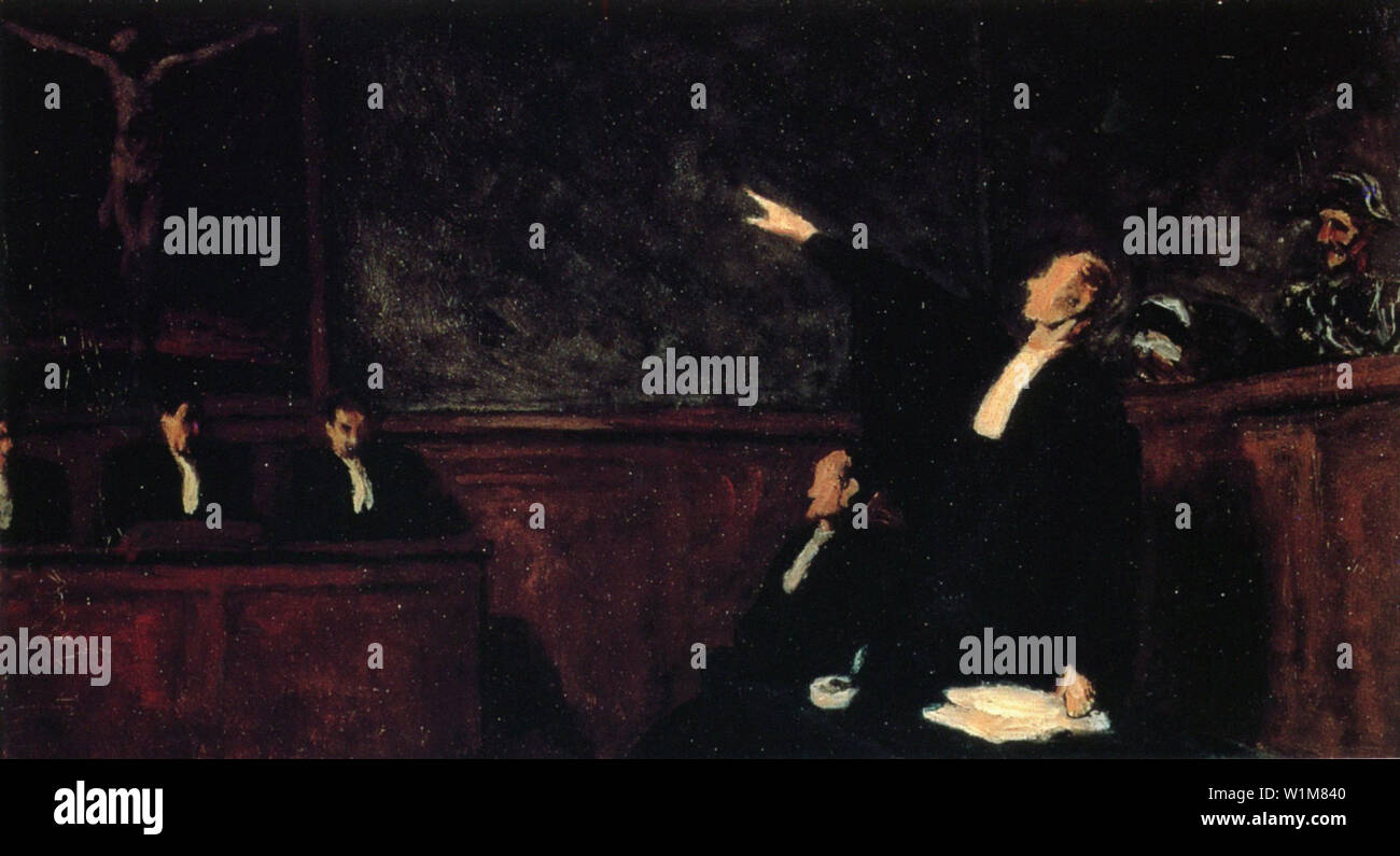 Honoré Daumier - Court Stock Photo - Alamy