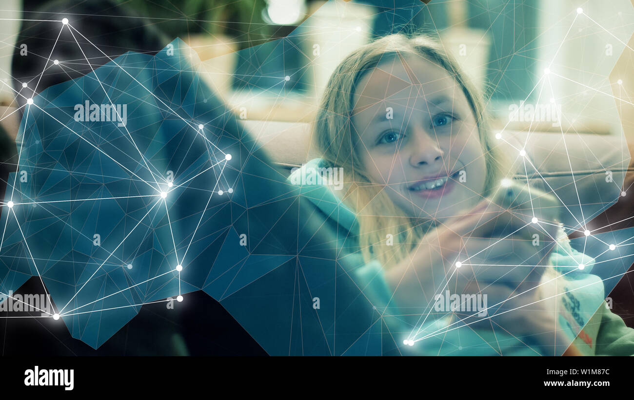 Future science vision, communication people digital process Stock Photo ...