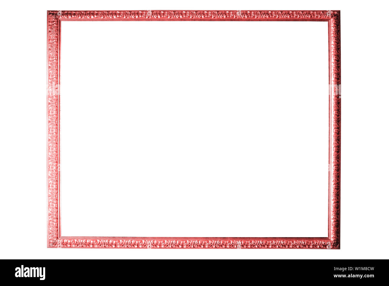 red frame isolated on white background Stock Photo - Alamy